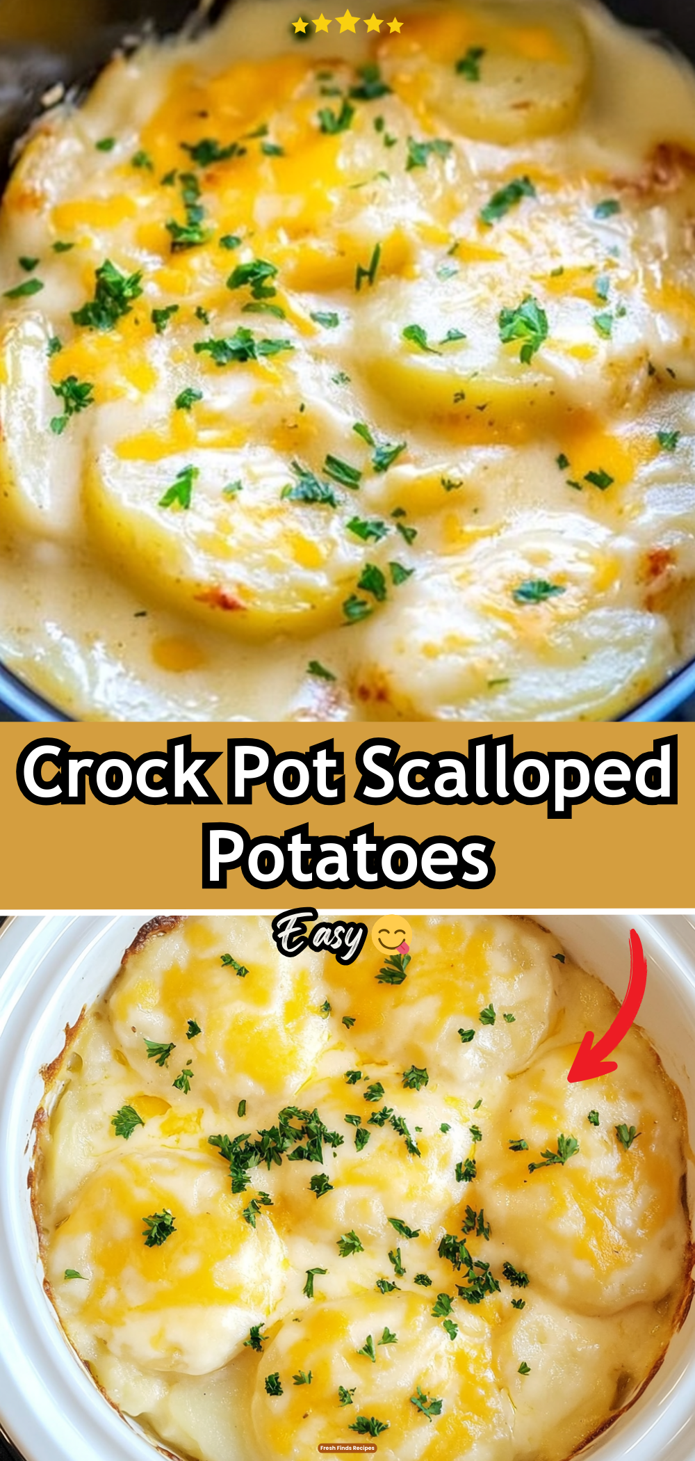 Crock Pot Scalloped Potatoes