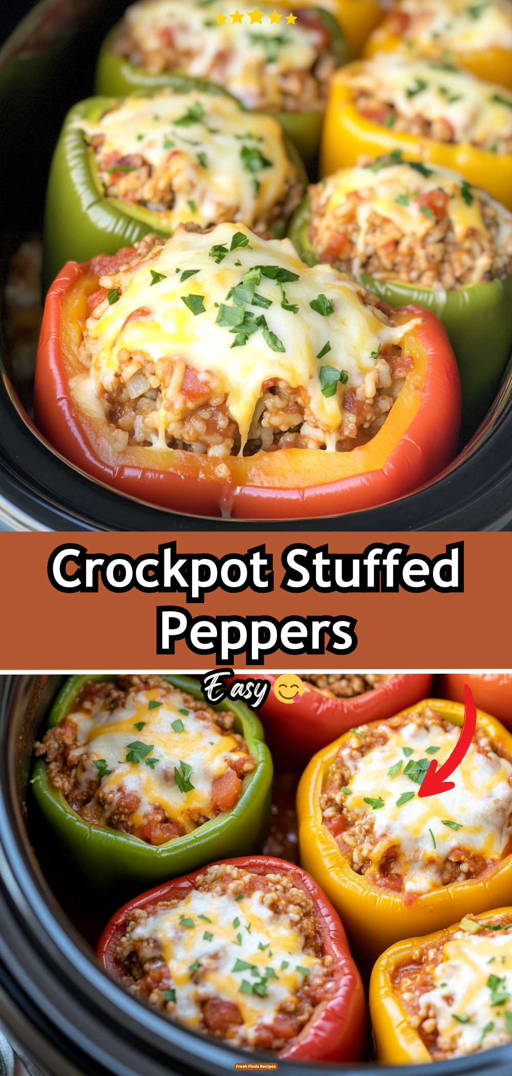 Crockpot Stuffed Peppers