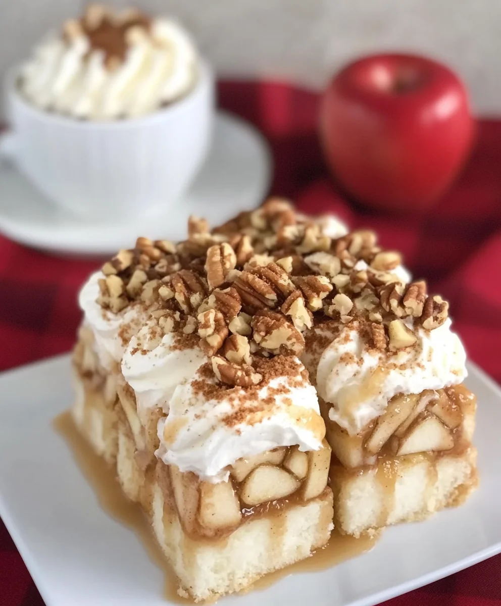 Apple Angel Dump Cake