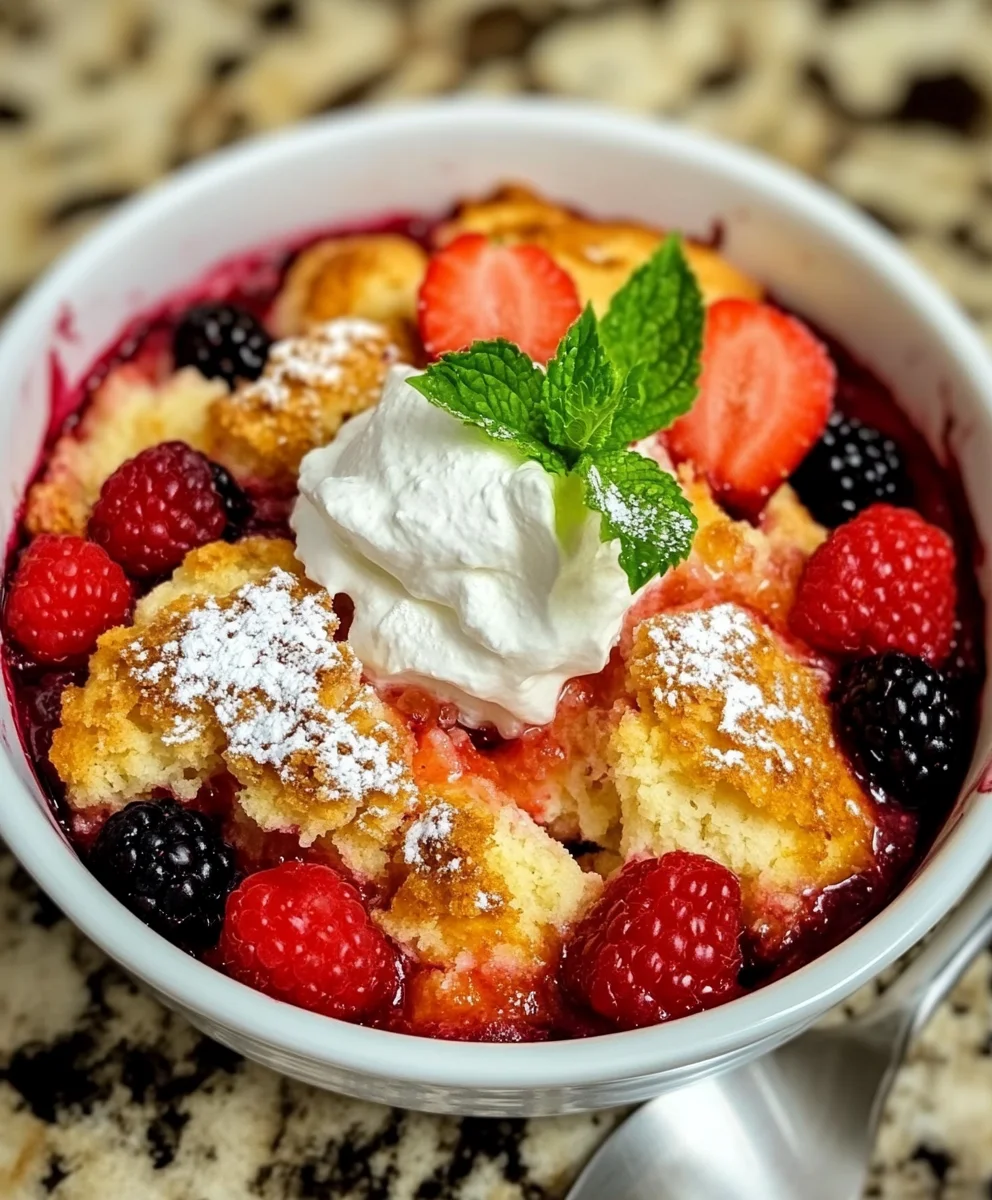 Sprite Berry Cobbler