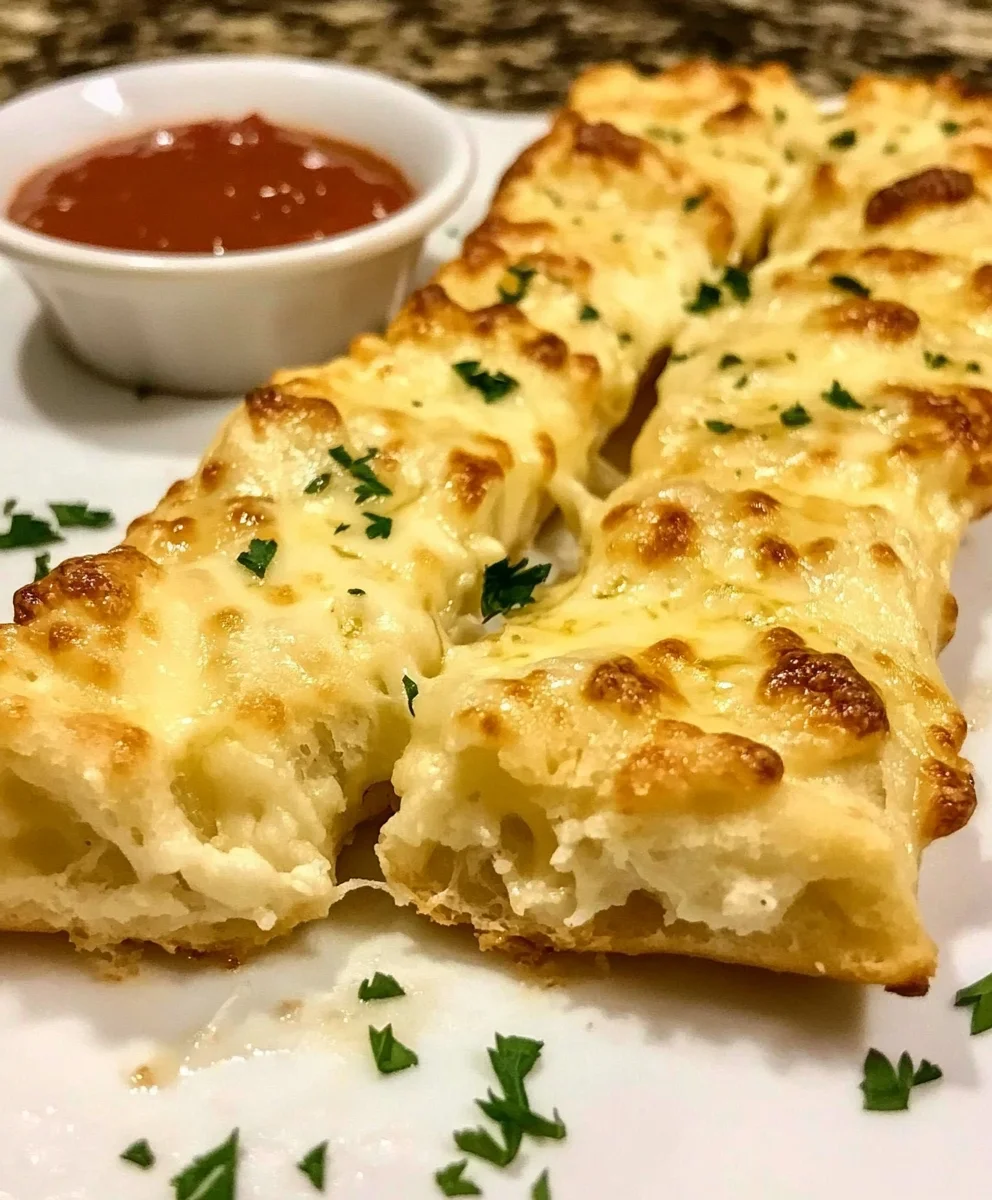 The Best Cheesy Garlic Bread Sticks Ever