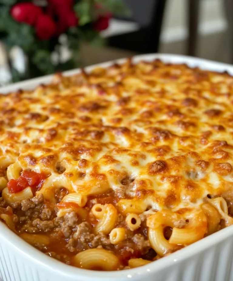 Cheesy Baked Goulash