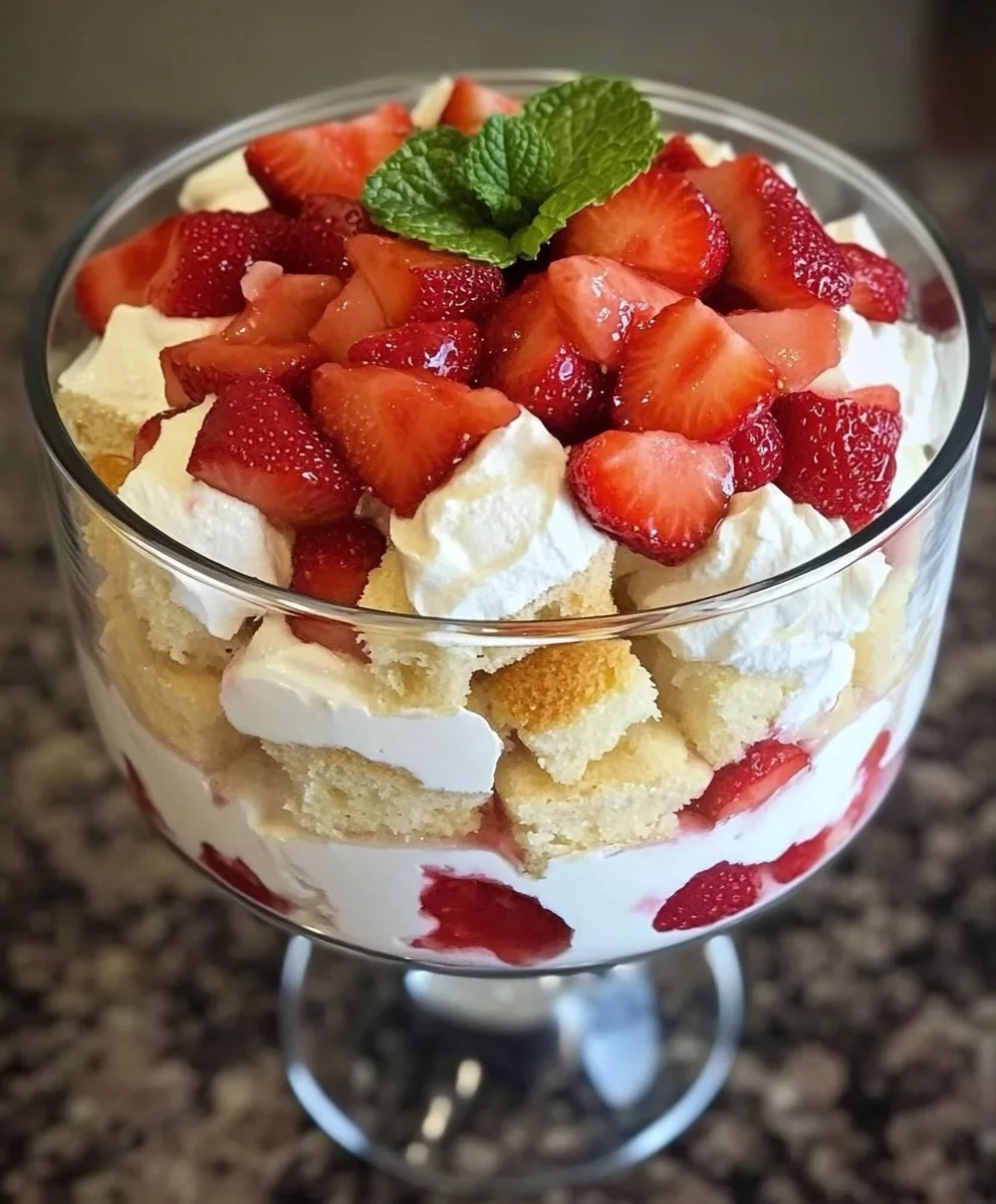 Strawberry Cheesecake Trifle